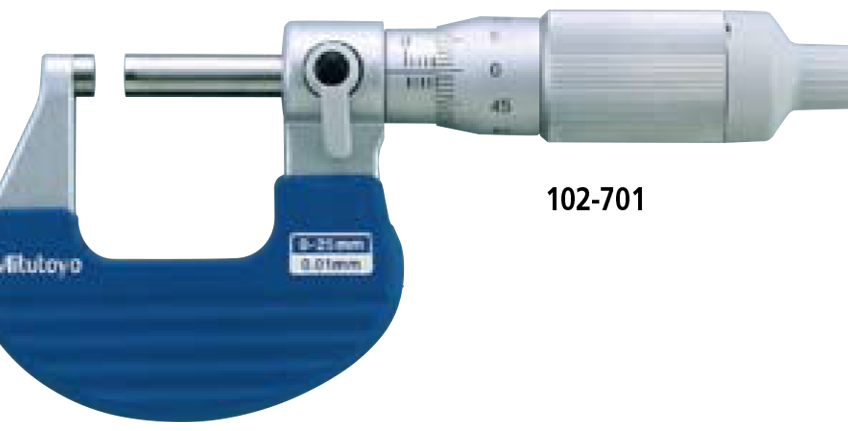 Mitutoyo-SERIES 102 — Outside Micrometers-Ratchet Thimble Micrometer