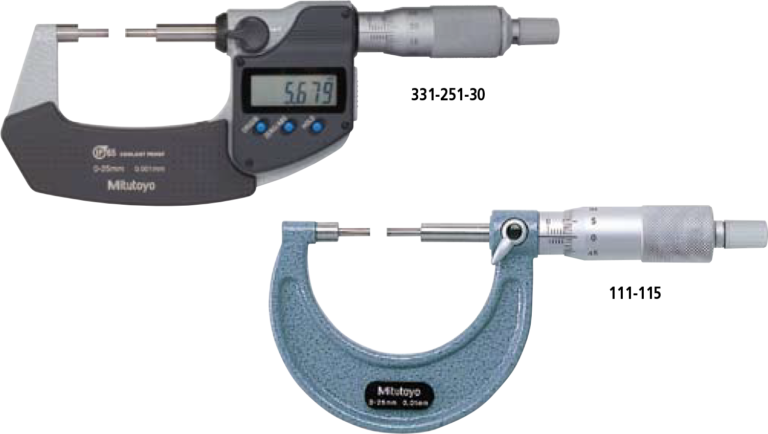 Mitutoyo-SERIES 331, 111, 131-Spline Micrometers